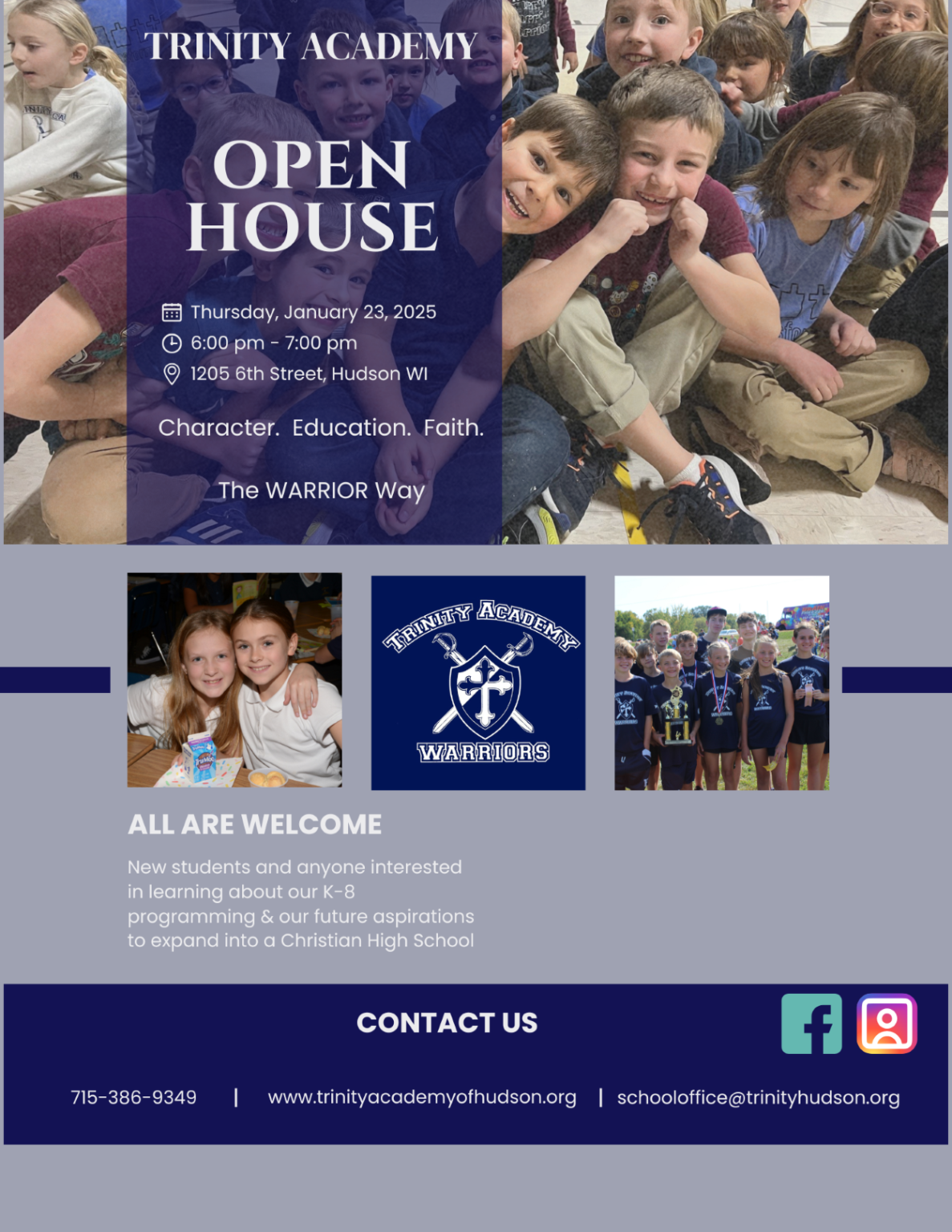 Trinity Academy of Hudson – Education Under The Cross